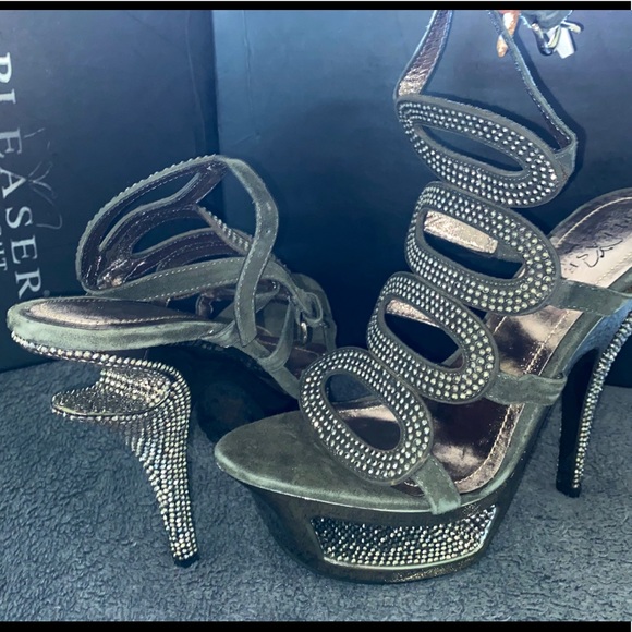 Pleaser | Shoes | Rhinestone High Heels Pleaser | Poshmark